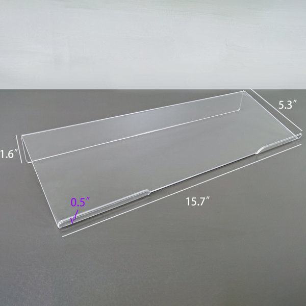 Rebrilliant Clear Acrylic Keyboard Tilt Stand, Universal Elevated Stand ...