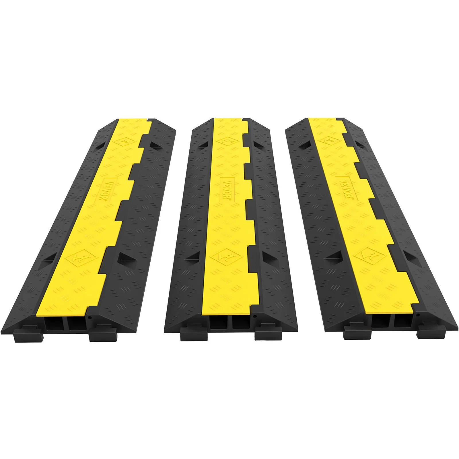 EvoNet 3-pack Heavy Duty Rubber Cable Protectors – Dual Channel Cord ...