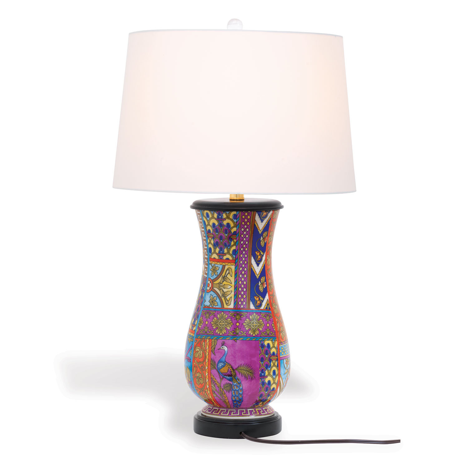 Port 68 Gypsy 29" Black/Purple/Blue/Yellow Table Lamp | Perigold