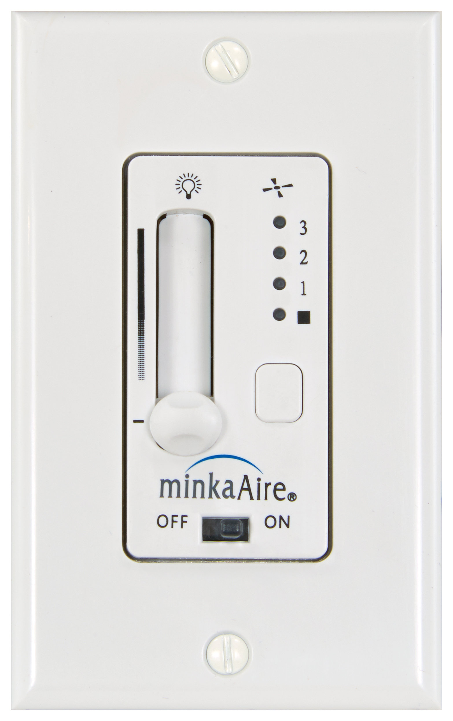 Minka Aire Dc Wall Speed Control For Dc Pull Chain Fans In White Finish ...