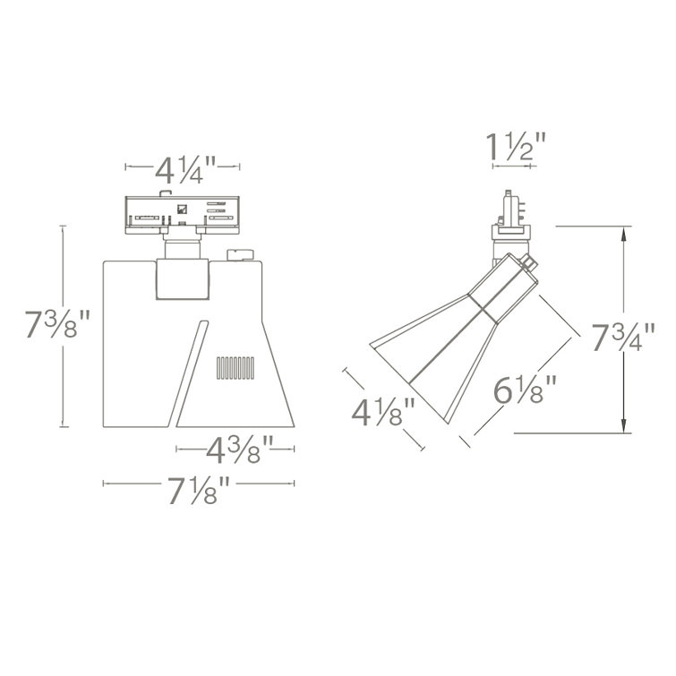 WAC Lighting Logos LED Adjustable Track Lighting Head | Wayfair