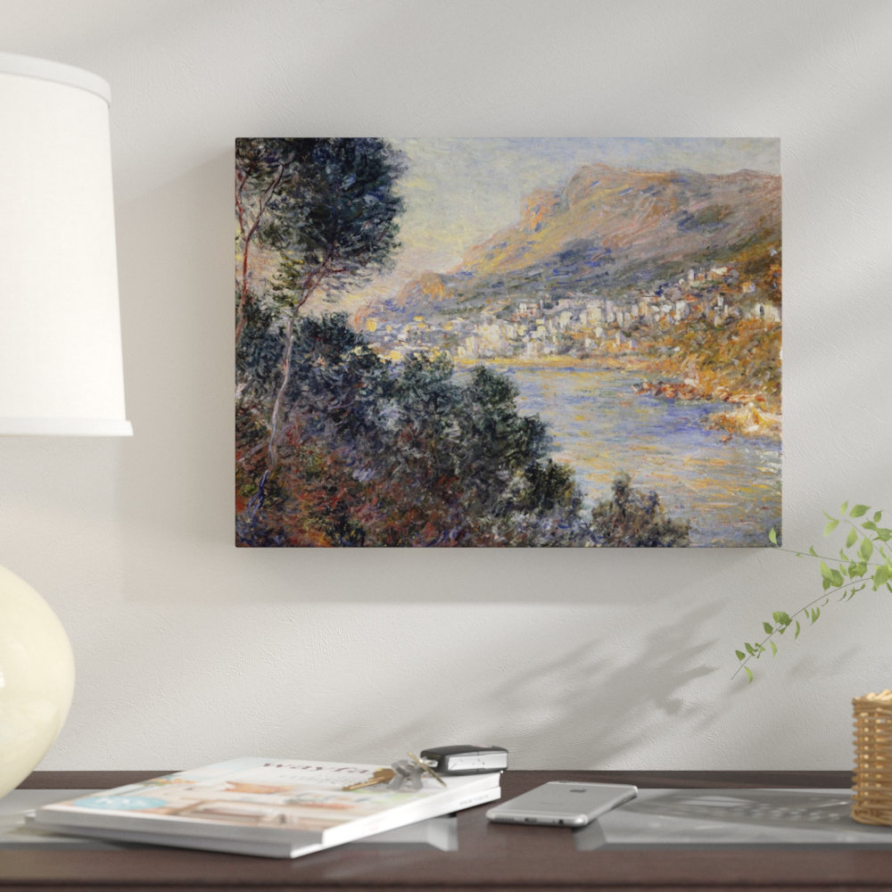 Vault W Artwork 'Monte Carlo vue de Cap Martin' Print on Canvas | Wayfair