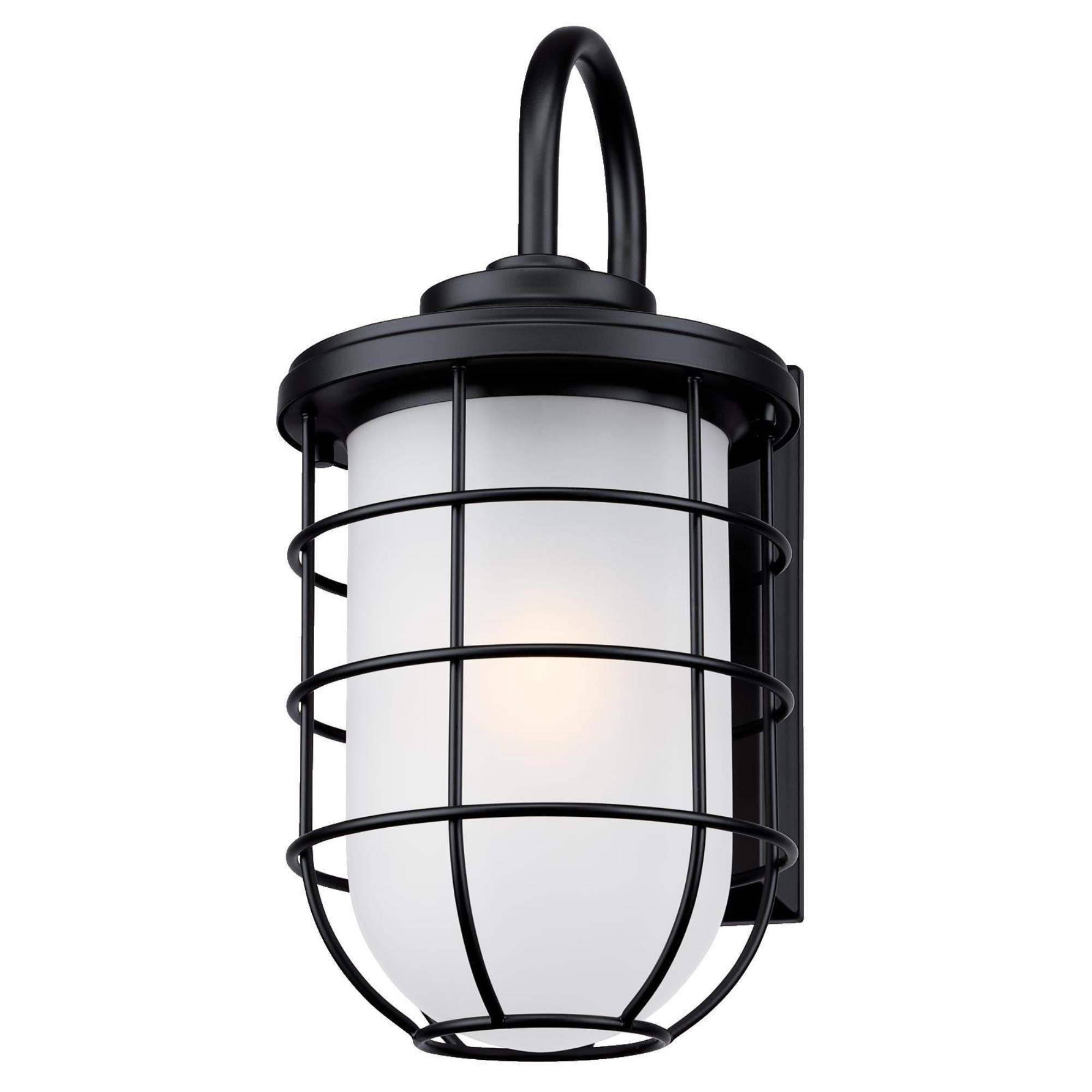 Breakwater Bay Metinaro Matte Black 1 - Bulb 17" H Outdoor Barn Light ...