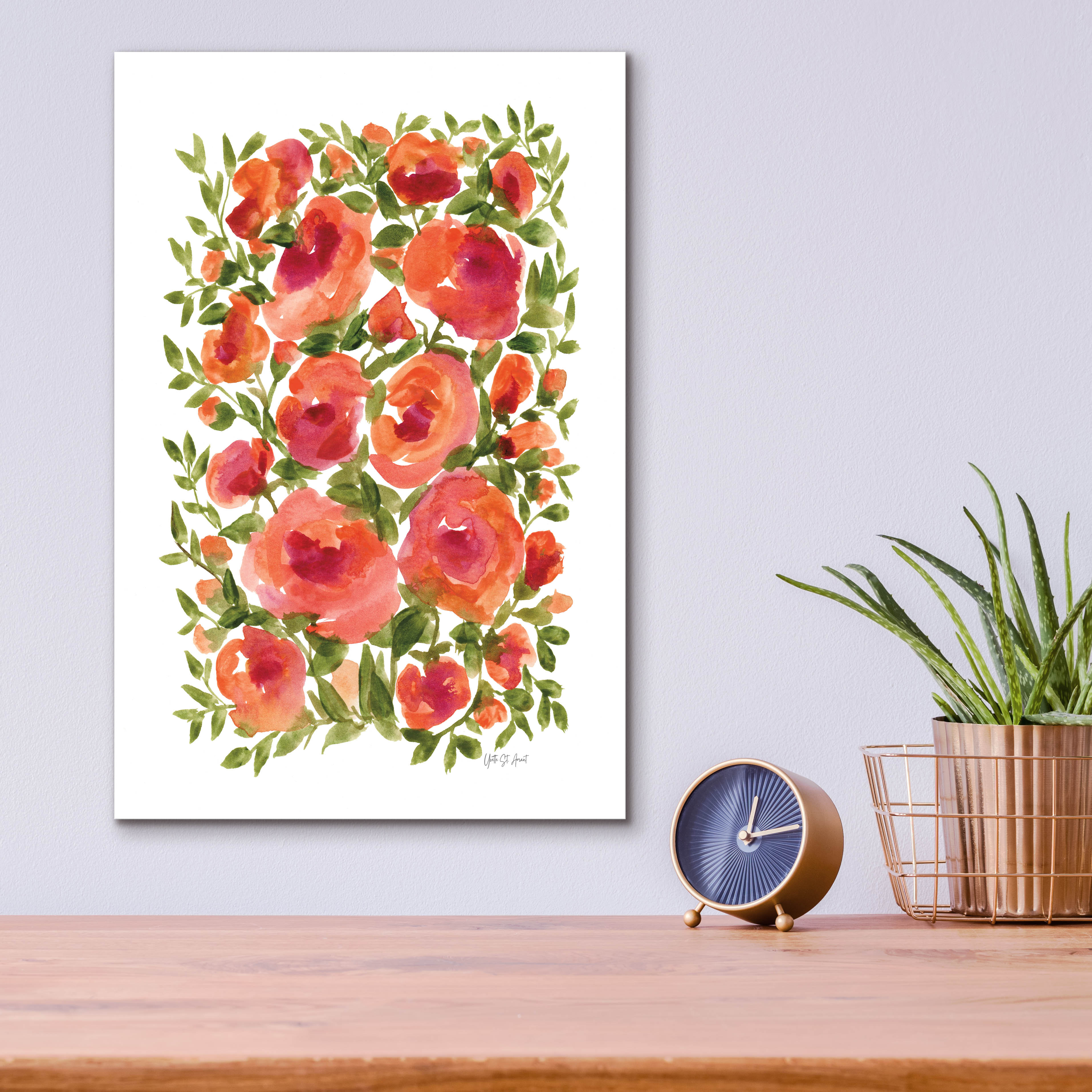 Winston Porter Coral Blooms' by Yvette St. Amant Acrylic Glass Wall Art ...