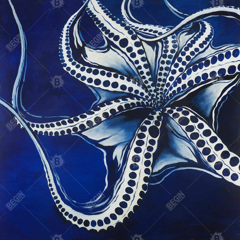 Begin Edition International Inc. Octopus Tentacle Square Throw Pillow ...