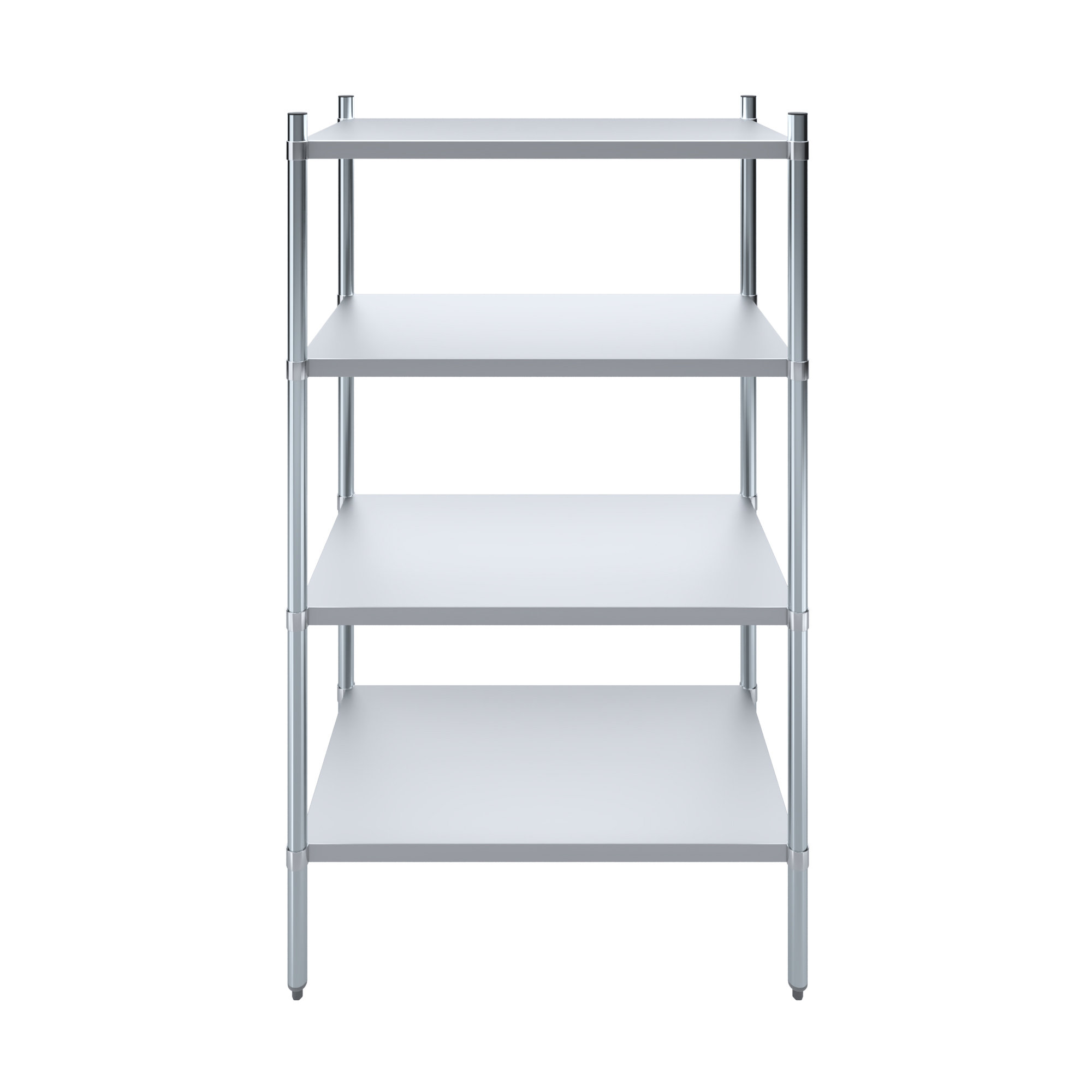 Amgood 4 Tier Galvanized Steel Dry Storage Unit. 24 In. X 43 In. X 72 ...