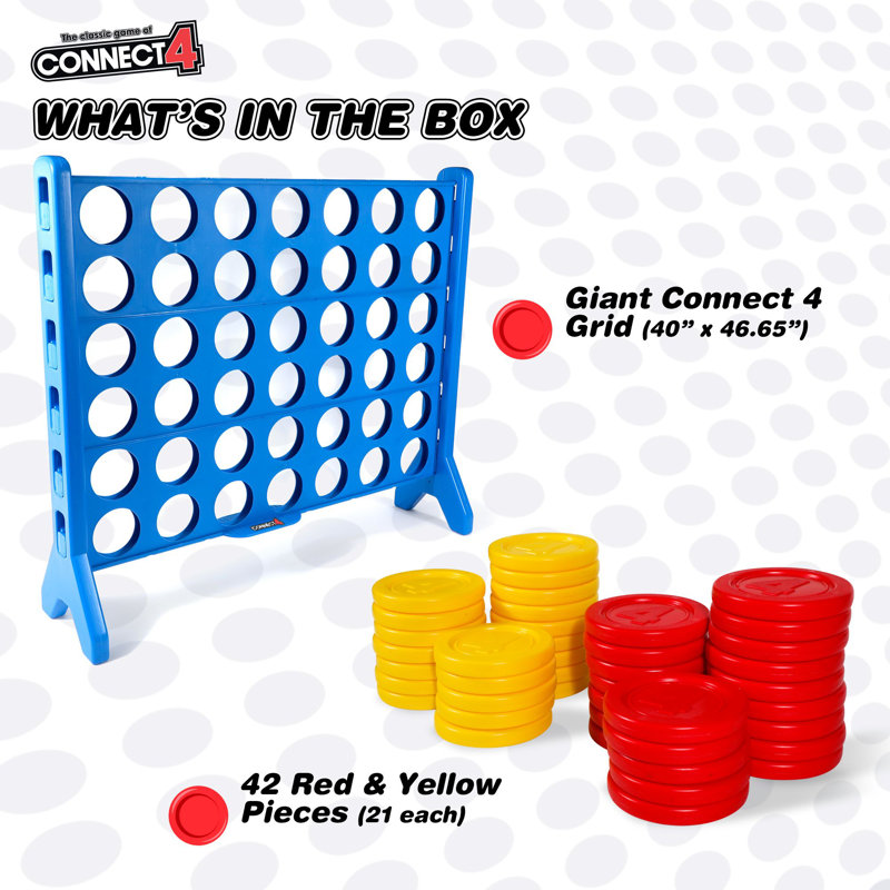 EastPoint Sports Giant Connect4: Hasbro's Original Connect4 Super-Sized ...