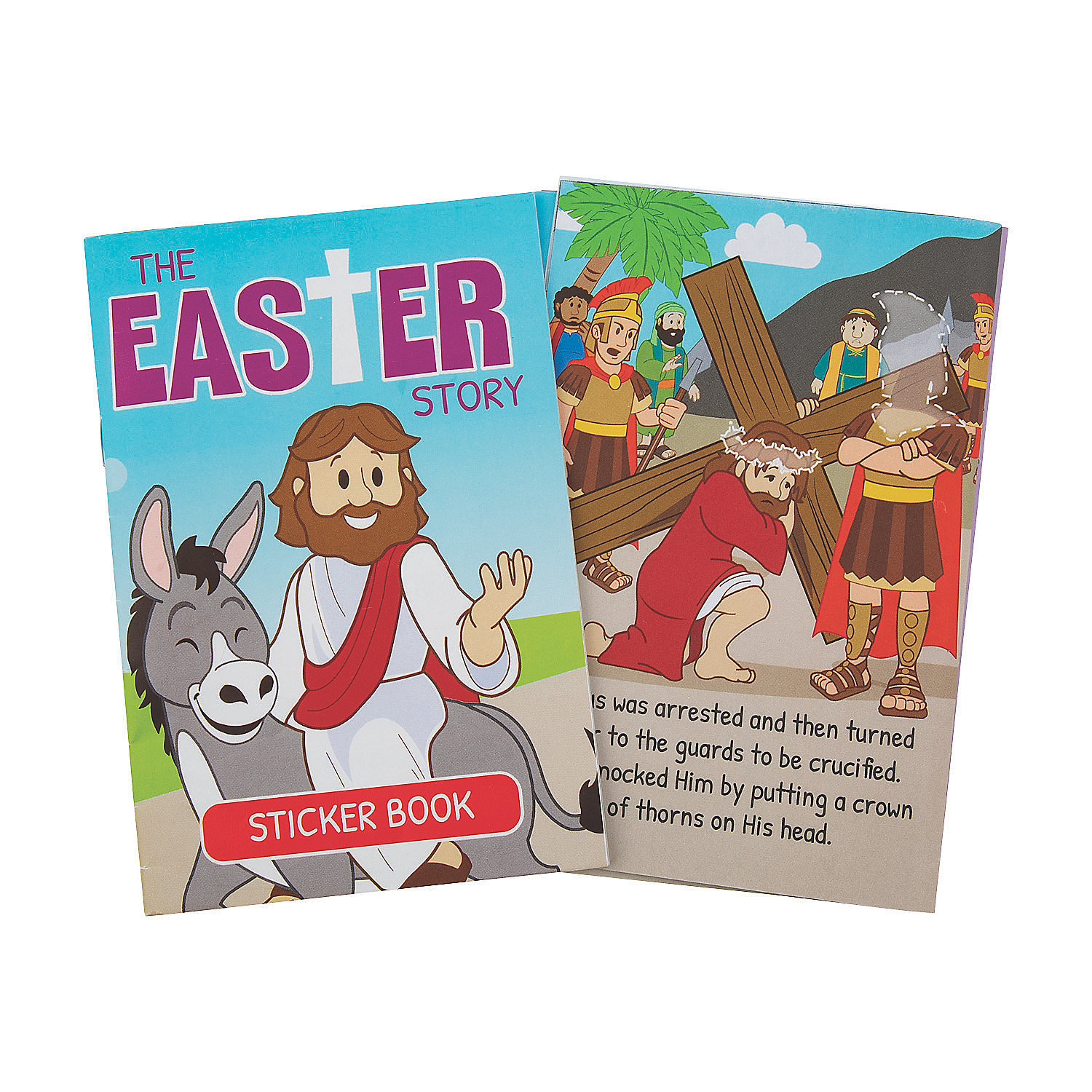 The Holiday Aisle® Aranit The Easter Story Sticker Books - Stationery ...