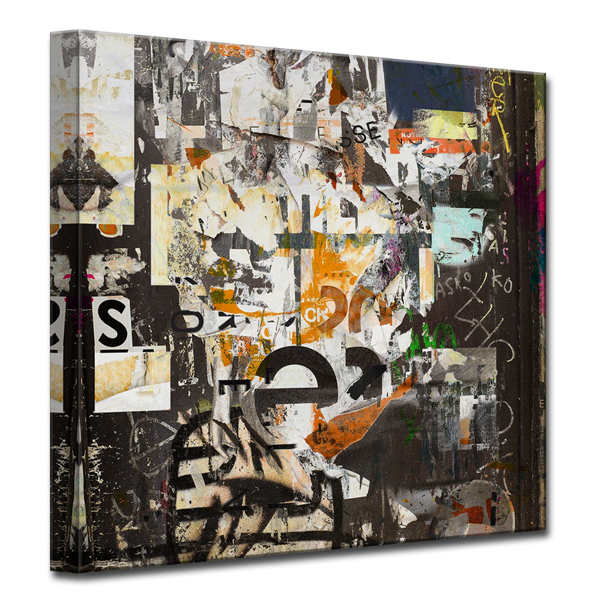 Wrought Studio™ Abstract ABS III - Graphic Art Print on Canvas | Wayfair