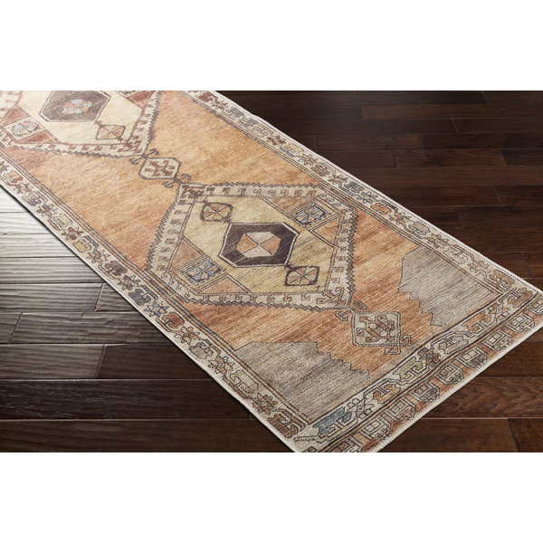 Loon Peak® Lesia Performance Brown Rug & Reviews | Wayfair