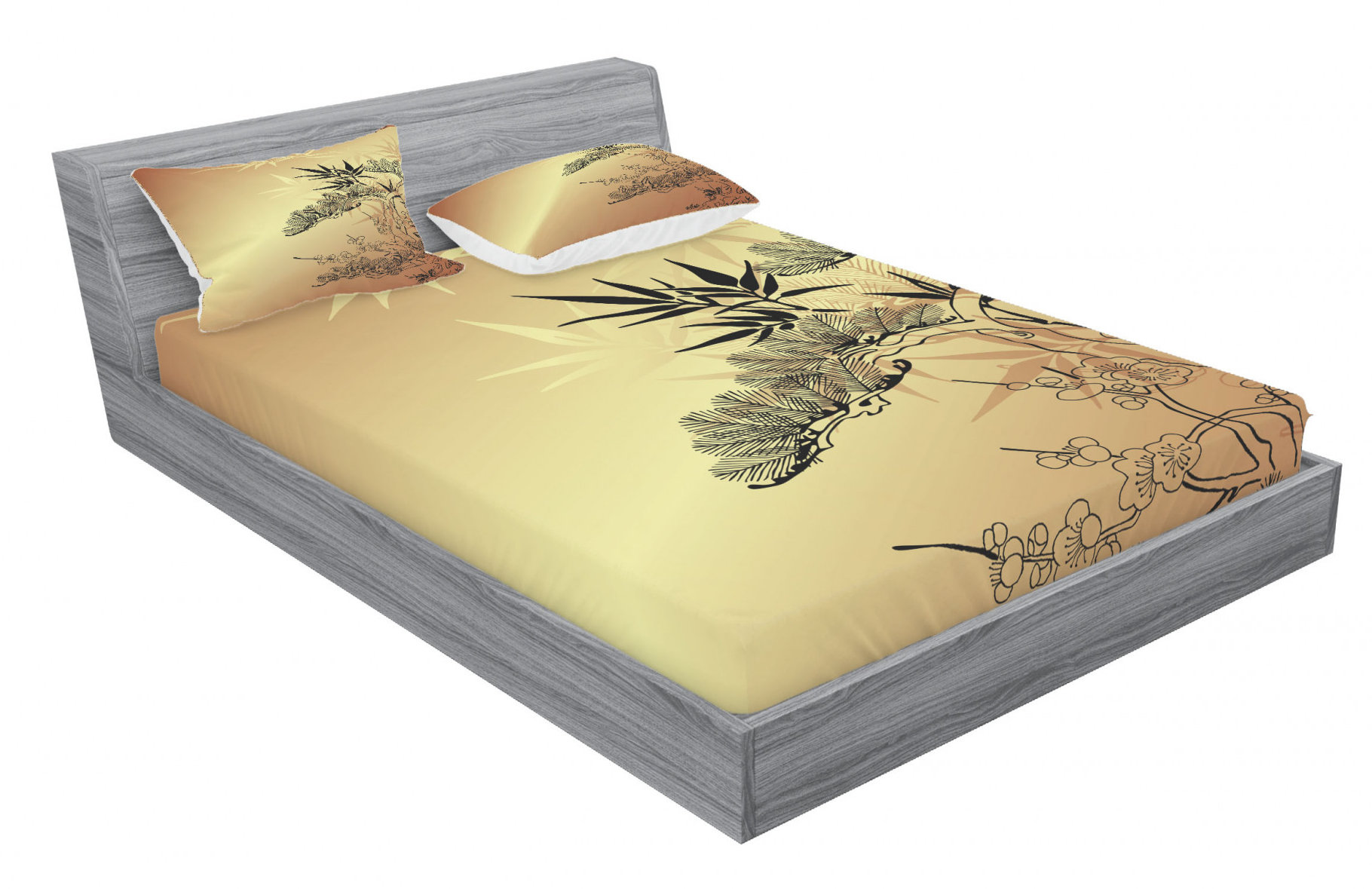Ambesonne Japanese Sheet Set | Wayfair