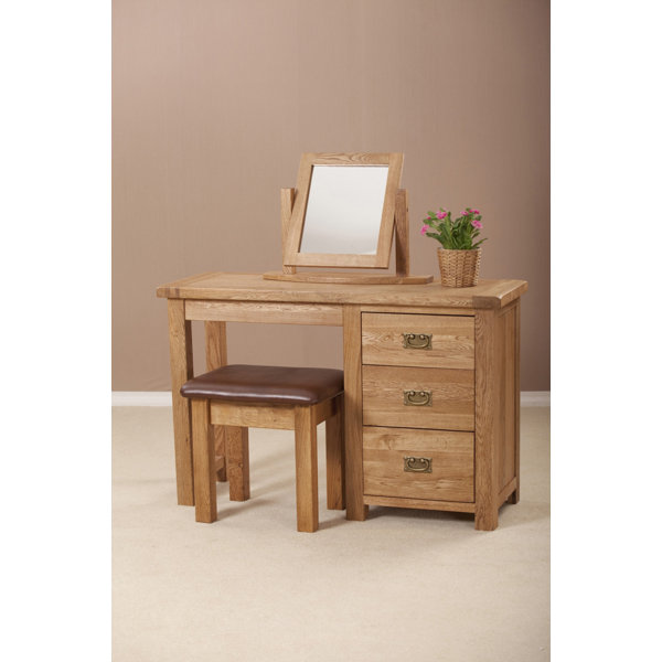 Union Rustic 3 Drawer Dressing Table | Wayfair.co.uk