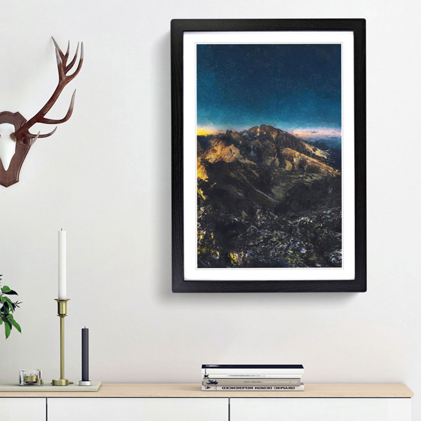 East Urban Home Starry Night in the Dolomites in Abstract - Picture ...