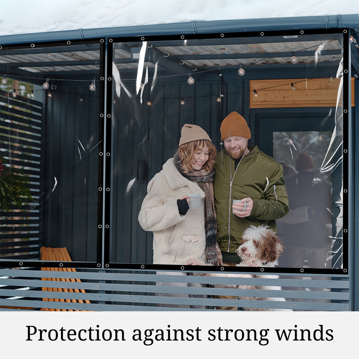 Covers & All Heavy-Duty Outdoor Waterproof Clear Tarp, Multipurpose ...