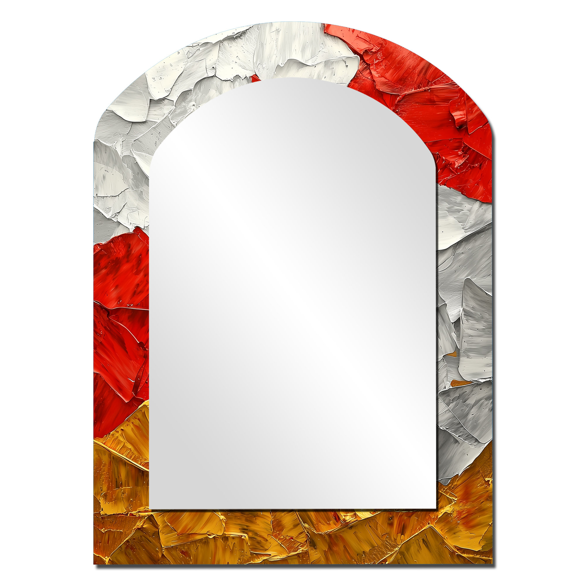 Dakota Fields Abstract Fiery Fragmented Balance III - Modern ...