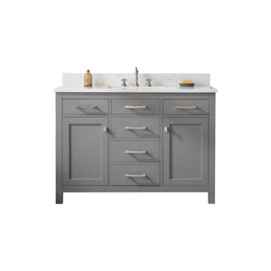 Gray Bathroom Vanities You'll Love | Wayfair