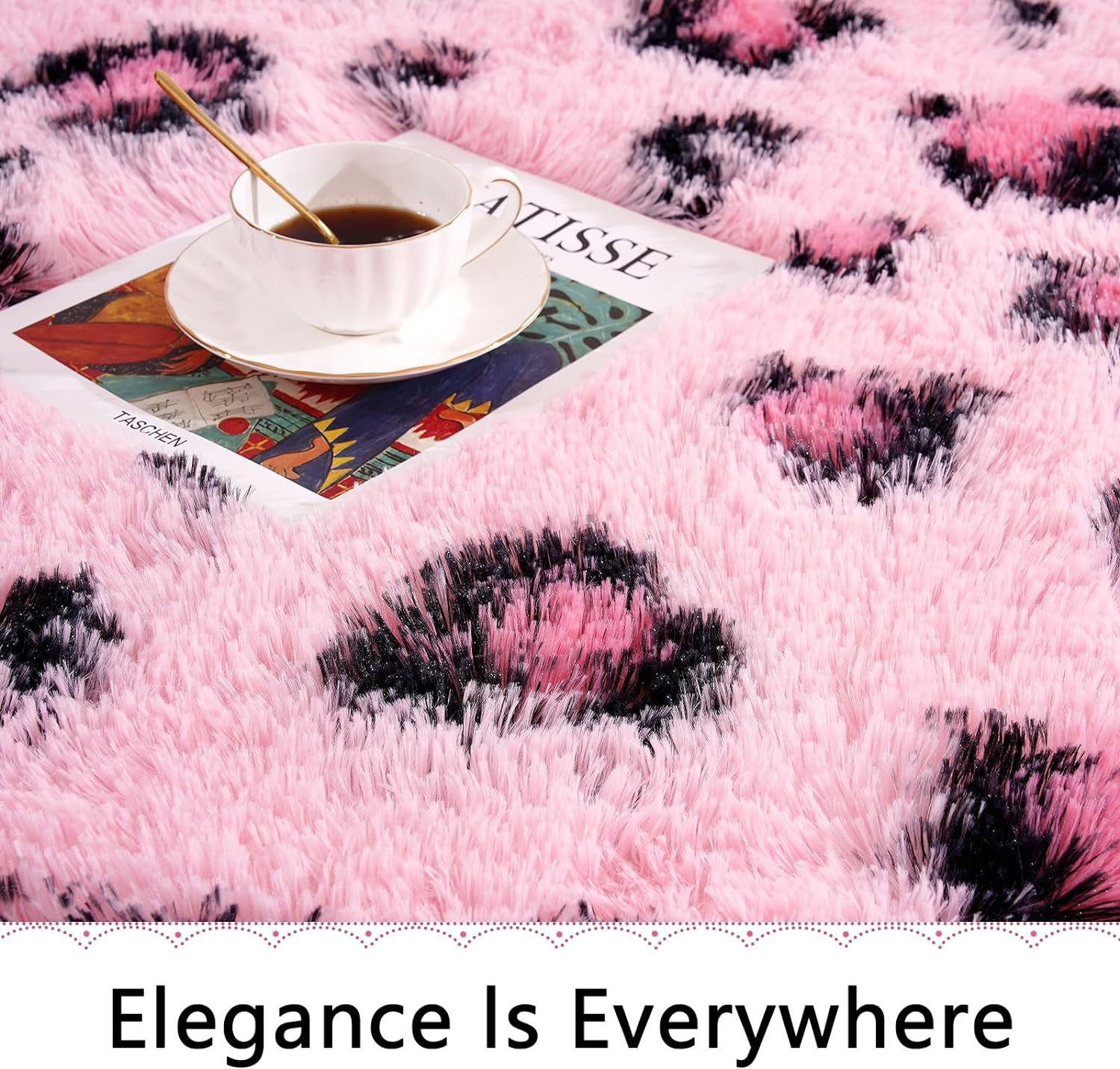 Mercer41 Rectangle Darnishia Commercial Use Area Rug with Non-Slip ...