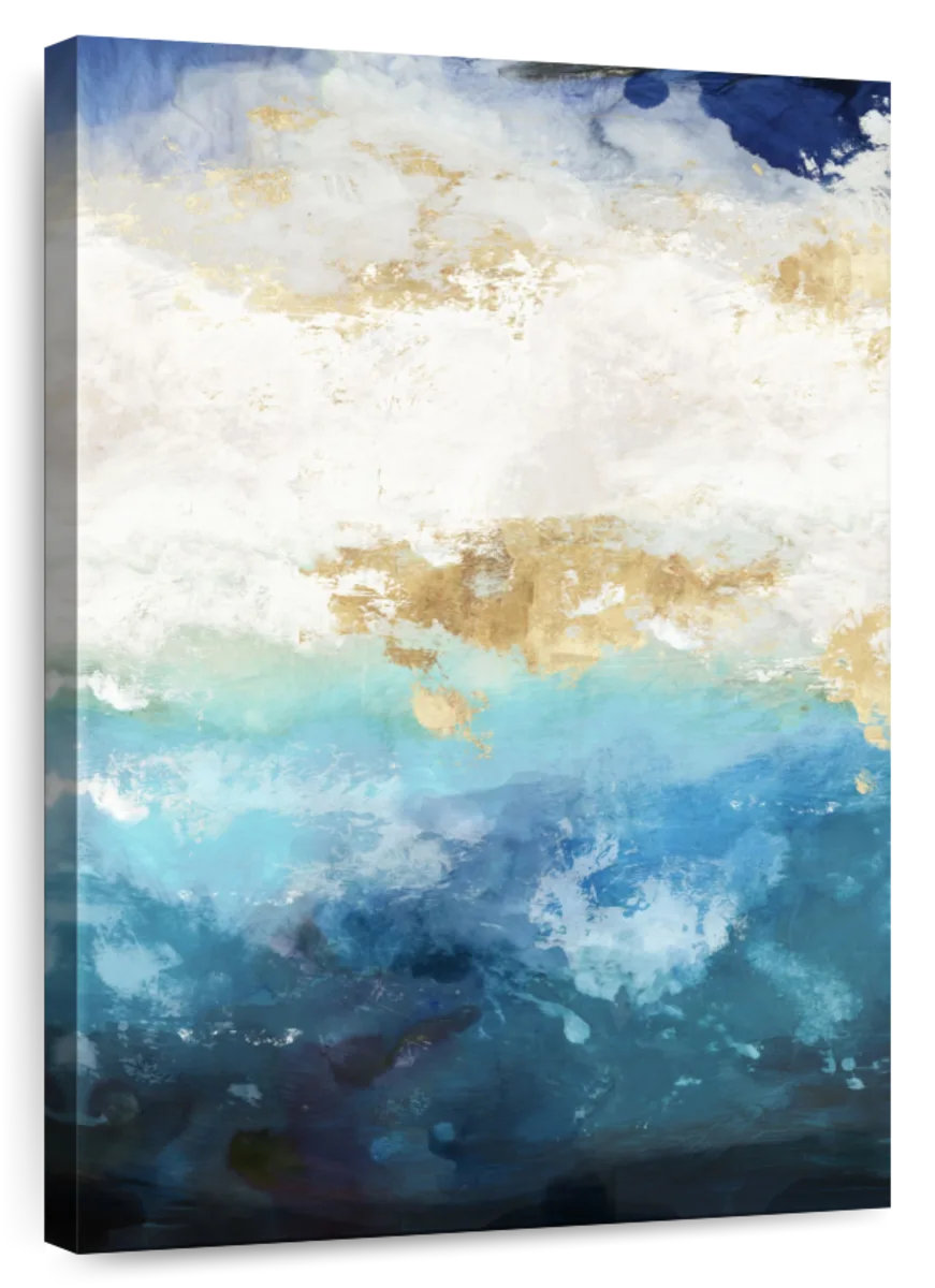 Wade Logan® Avery Water Landscape Abstract | Wayfair