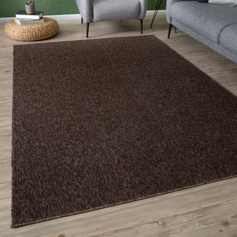 THE RUGS Flex Collection Solid Colour Machine Woven / Power Loomed ...