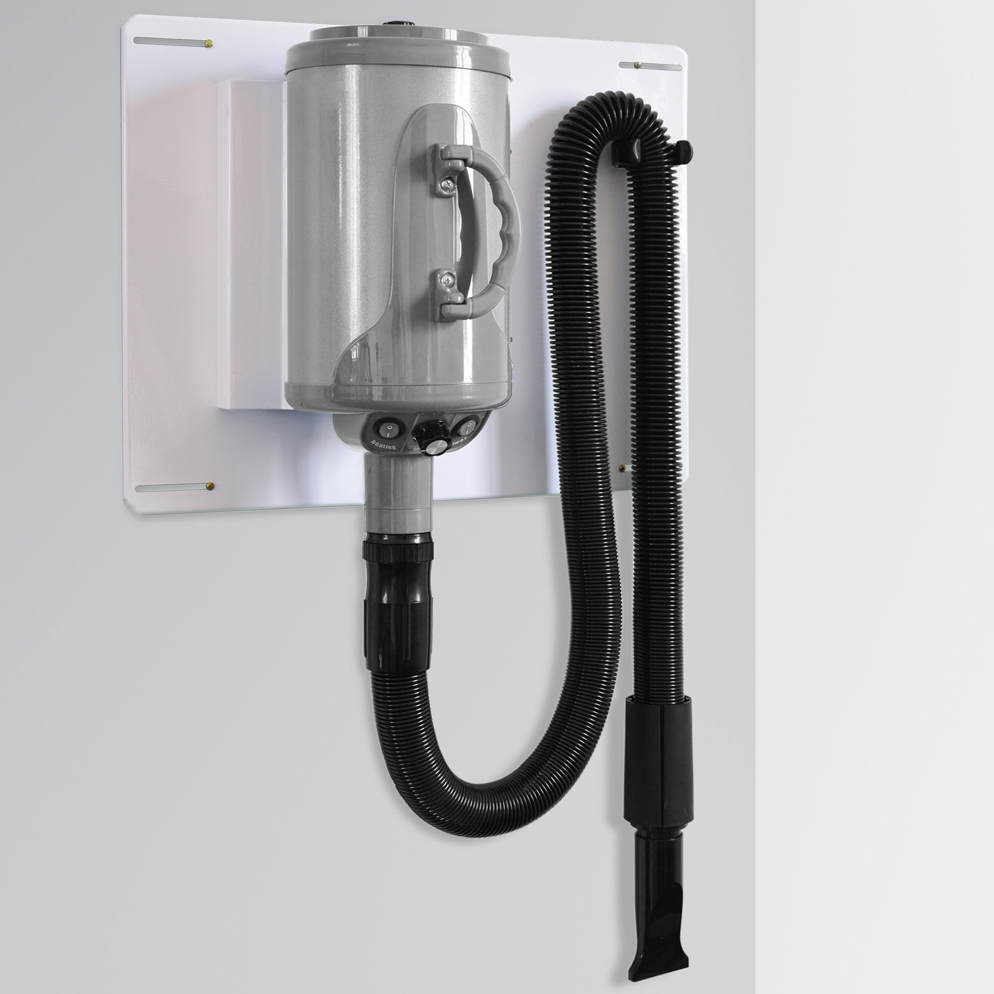 Shelandy Pet Dryer Wall Mount with Hose Holder Iron Wall Hanger and ...