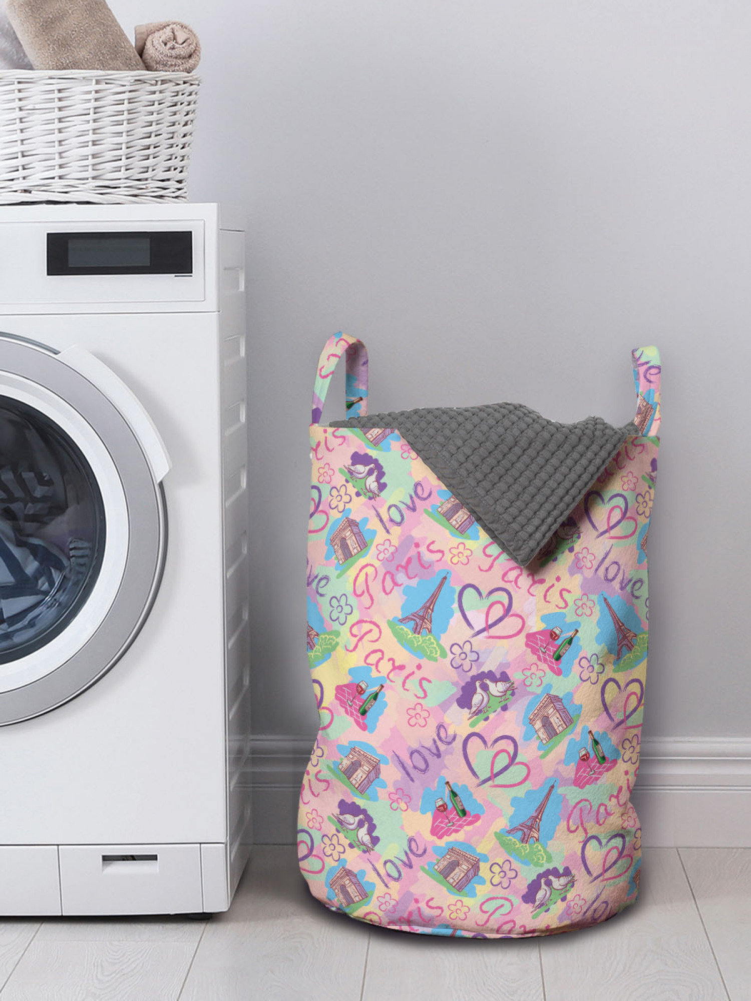 East Urban Home Ambesonne Modern Laundry Bag | Wayfair