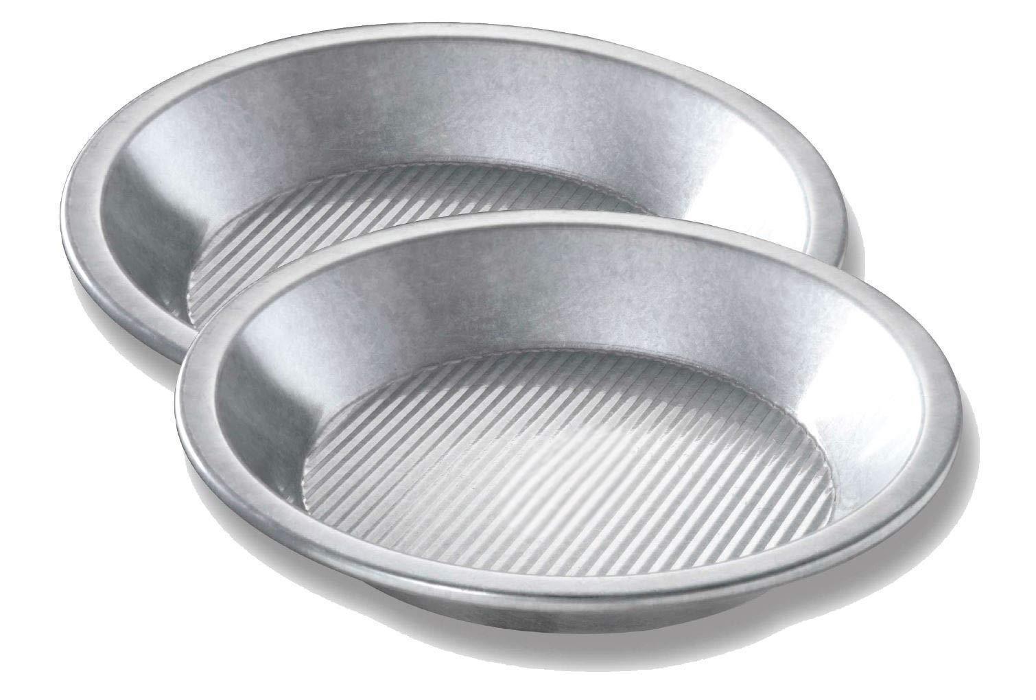 shuoli Bakeware Aluminized Steel Commercial Pie Pan, Set Of 2, Silver ...