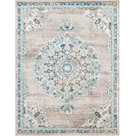 Bungalow Rose Amanah Oriental Beige/Gray/Blue Area Rug & Reviews | Wayfair