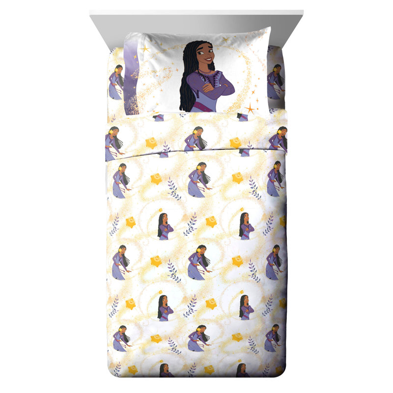 Disney Wish Shine on Star Bed Set w/ Sham | Wayfair