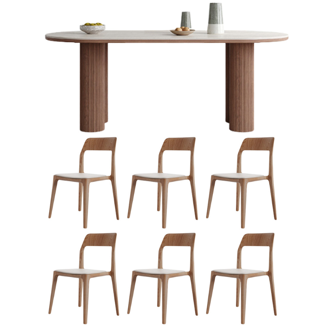 A Zoetic Home Unique modern simple dining table and chair - Wayfair Canada