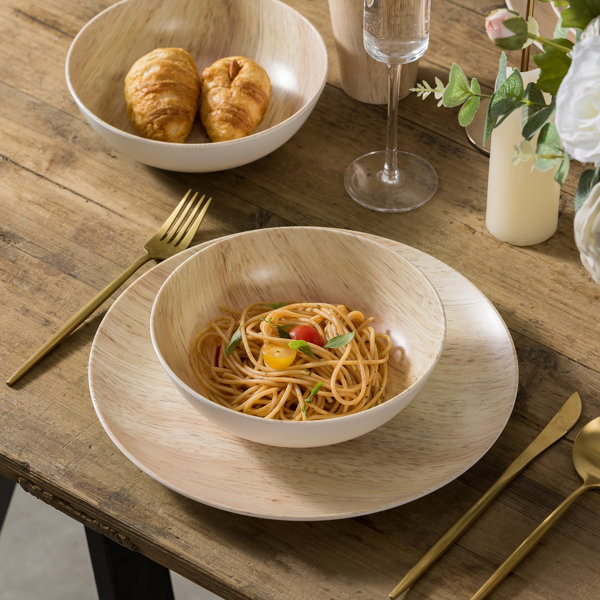 George Oliver Jabreon Melamine Dinnerware Set - Service for 4 & Reviews ...