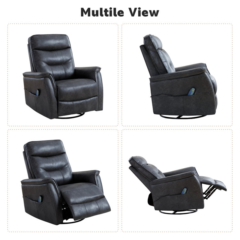 Latitude Run® Aamia Faux Leather Recliner | Wayfair