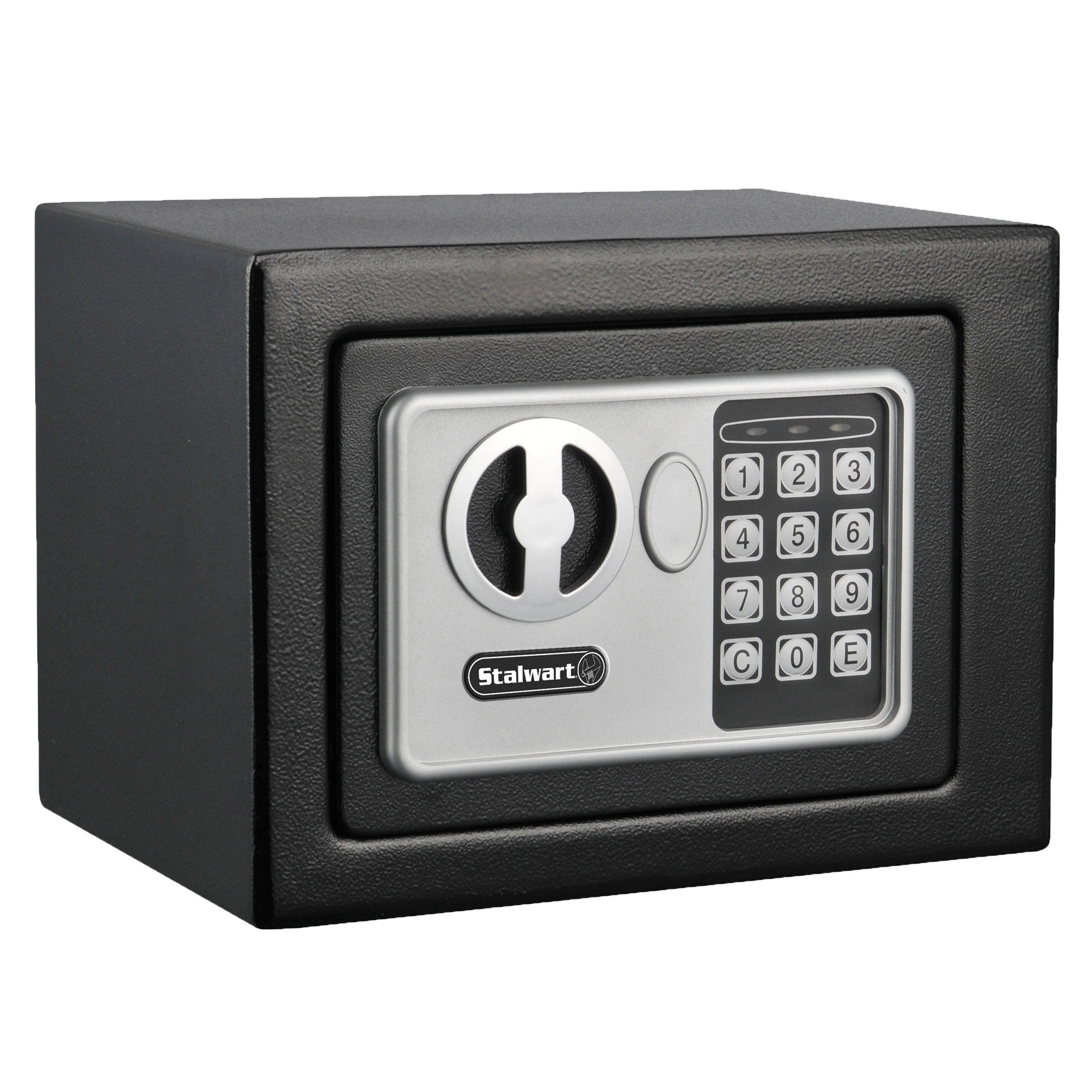 Stalwart Digital Security Box - Compact Steel Lock Box with Electronic ...