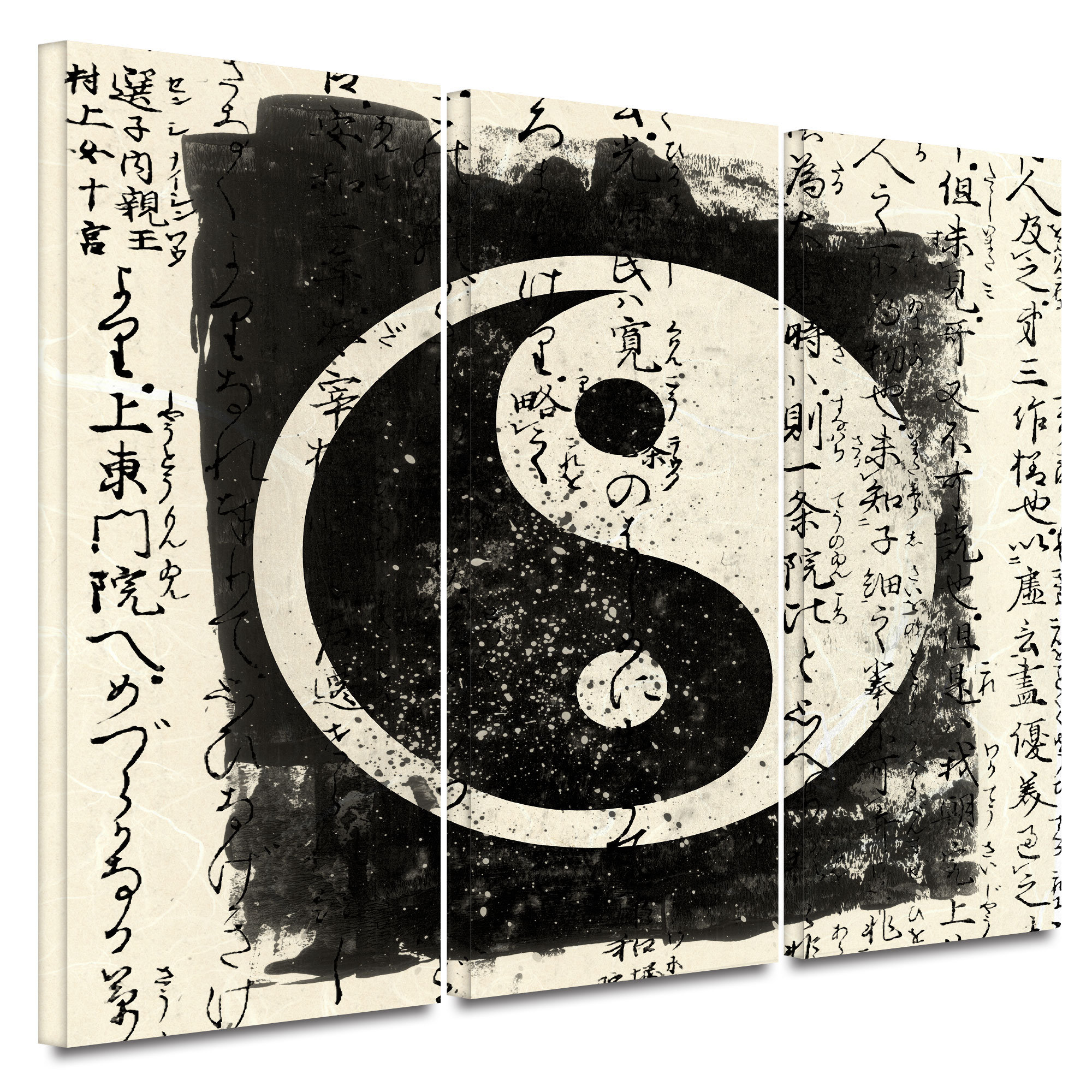 Bungalow Rose Elena Ray Tao - 3 Piece Wrapped Canvas Graphic Art Print ...