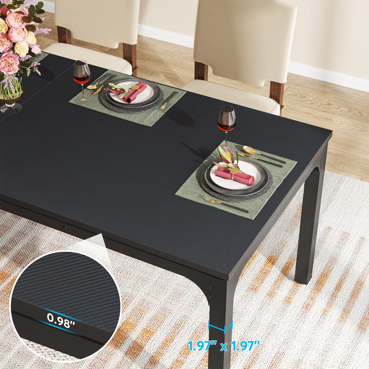 17 Stories Lamekia Dining Table & Reviews | Wayfair