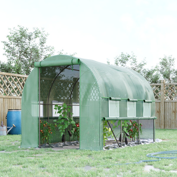 Dakota Fields Airah 200cm x 508cm Greenhouse | Wayfair.co.uk