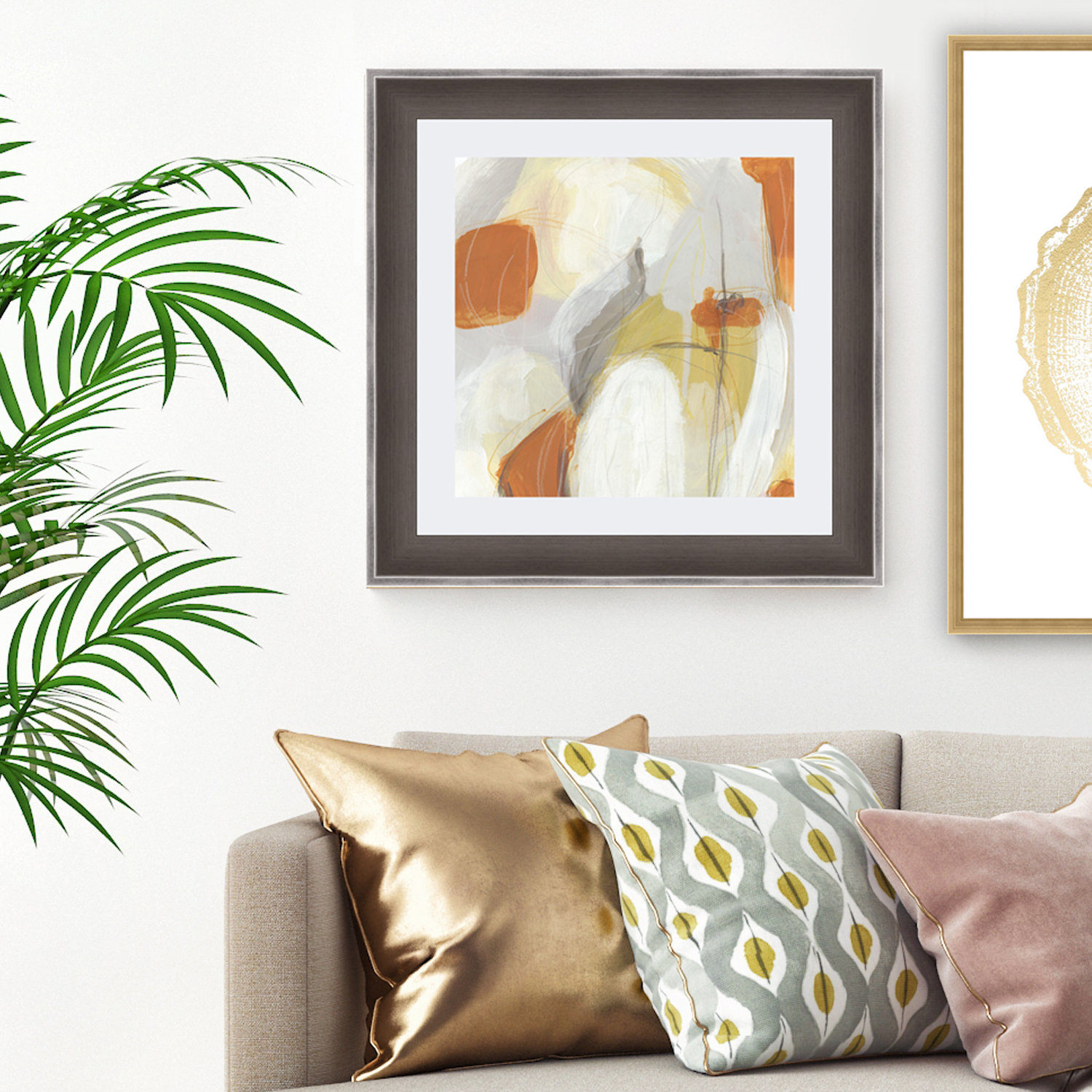 Ashton Wall Décor LLC 'Ignite II' Framed Painting Print | Wayfair