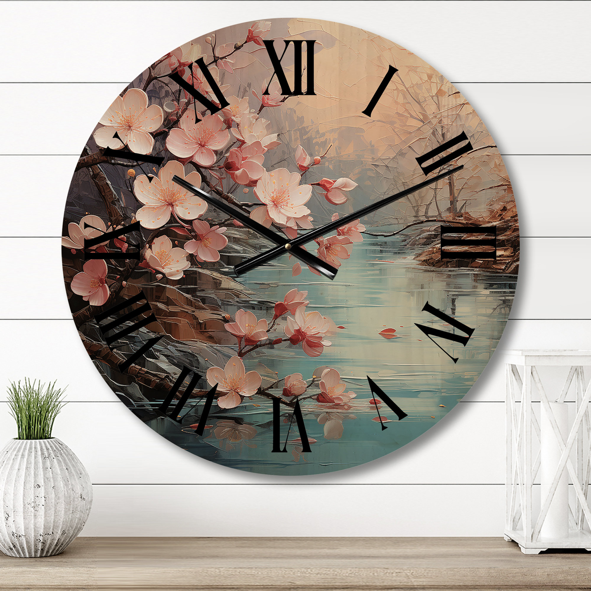 East Urban Home Asian Art Eastern Elegance II - Asian Oversized Wood ...