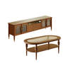 Finaewg French style TV stand paired with coffee table | Wayfair