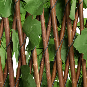 UIXE Pacifa 50'' H x 32'' W Single Side Expandable Faux Hedge ...