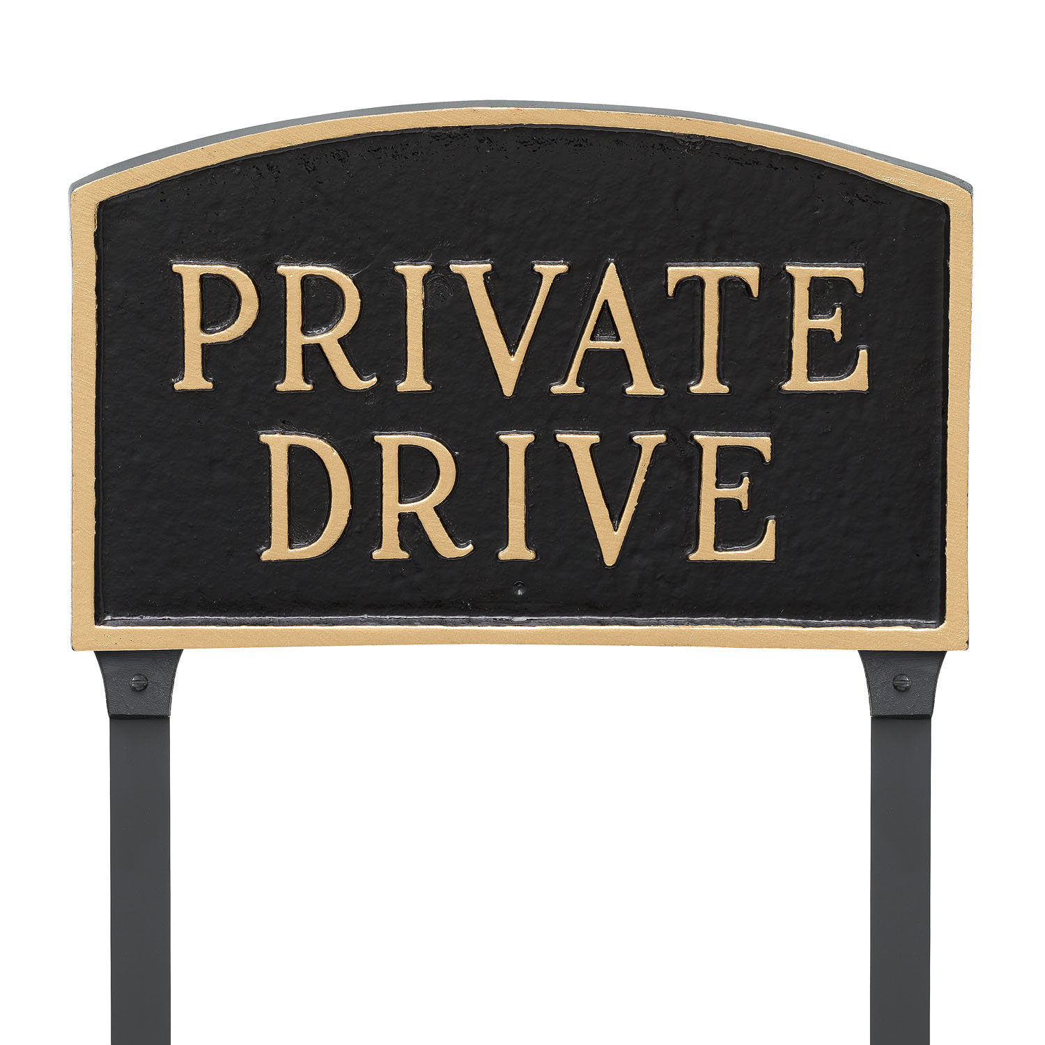Montague Metal Products Inc. Large Arch Private Drive Statement Plaque ...