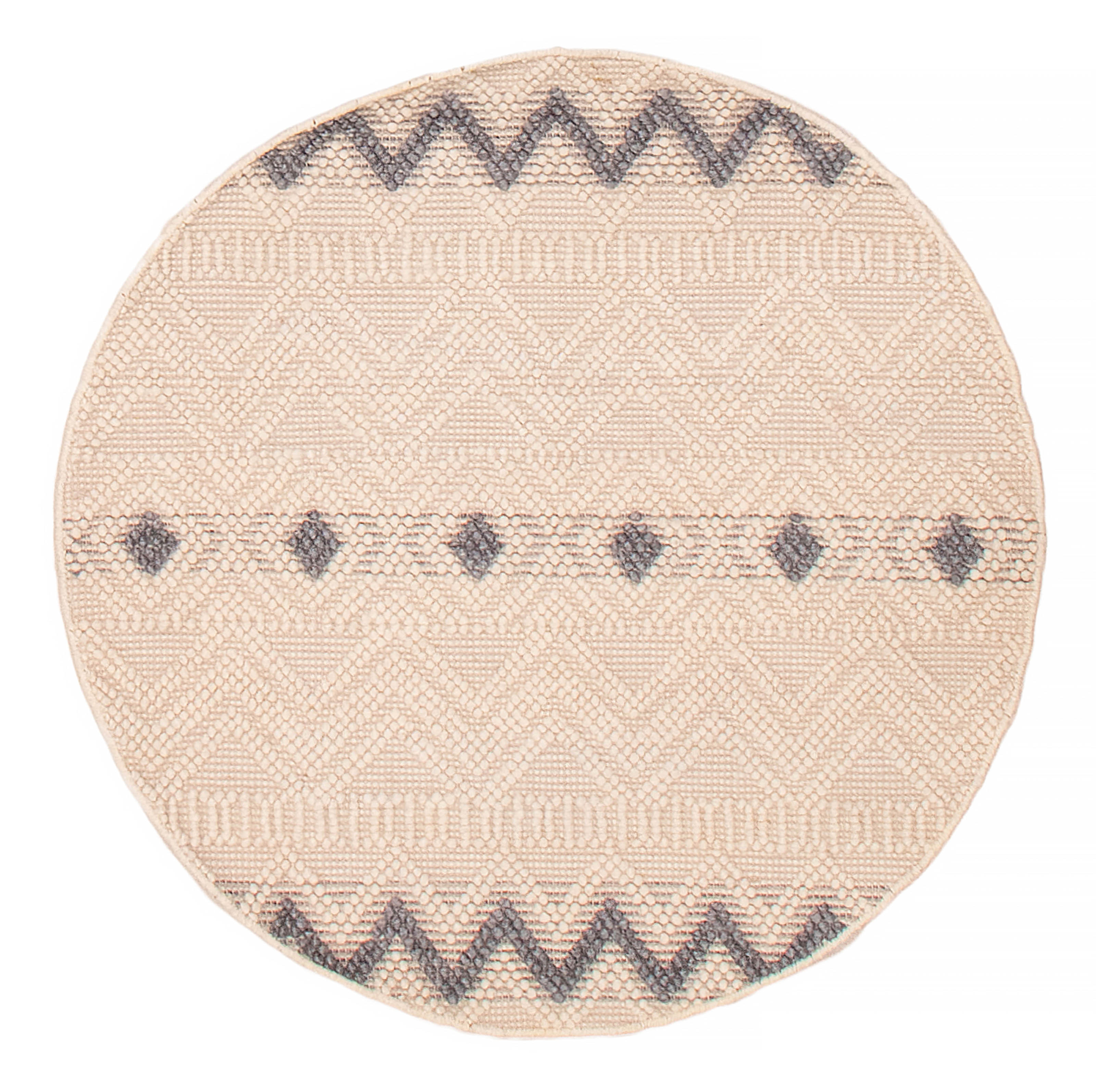 Union Rustic Round Kiyasha Round 4' Wool Area Rug | Wayfair