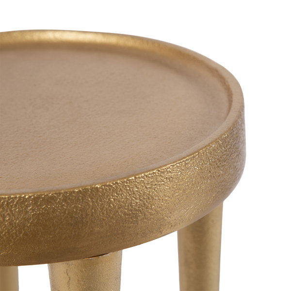 Mercer41 Metal Round Drink Table | Wayfair