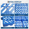 Blue Elephant 12Pcs Plastic Pallets, Lightweight Waterproof Floor ...