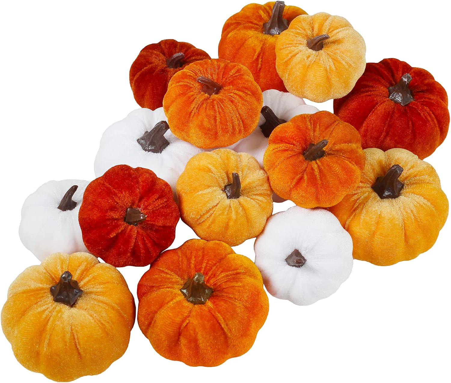 The Holiday Aisle® 16 Pcs Assorted Small Faux Rustic Harvest Velvet ...