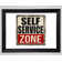 Happy Larry Self Service Zone Framed Print | Wayfair.co.uk
