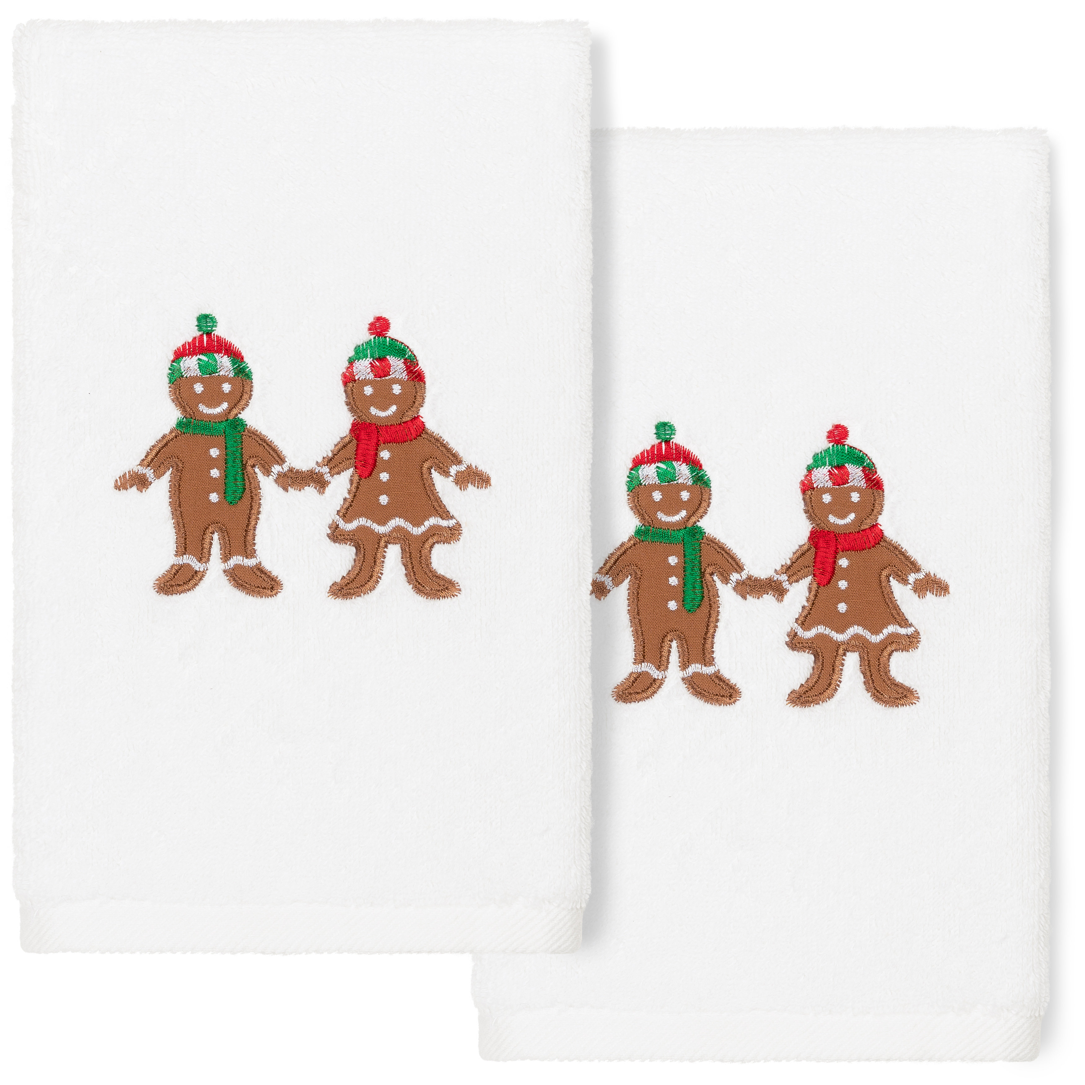 Linum Home Textiles Christmas Hand Towels Christmas Gingerbread Turkish ...