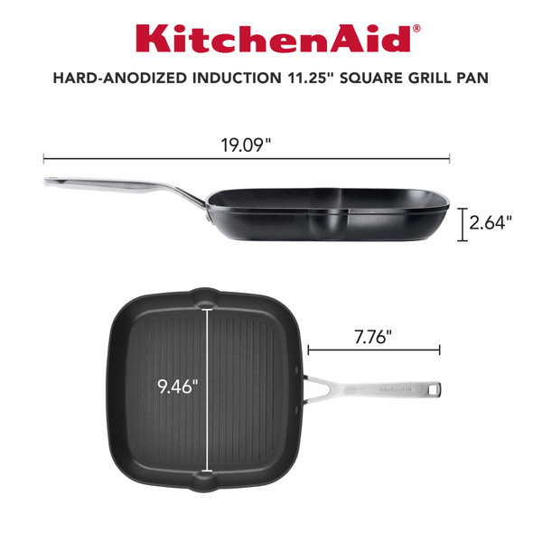 KitchenAid® KitchenAid Hard Anodized Induction Nonstick Stovetop Grill ...