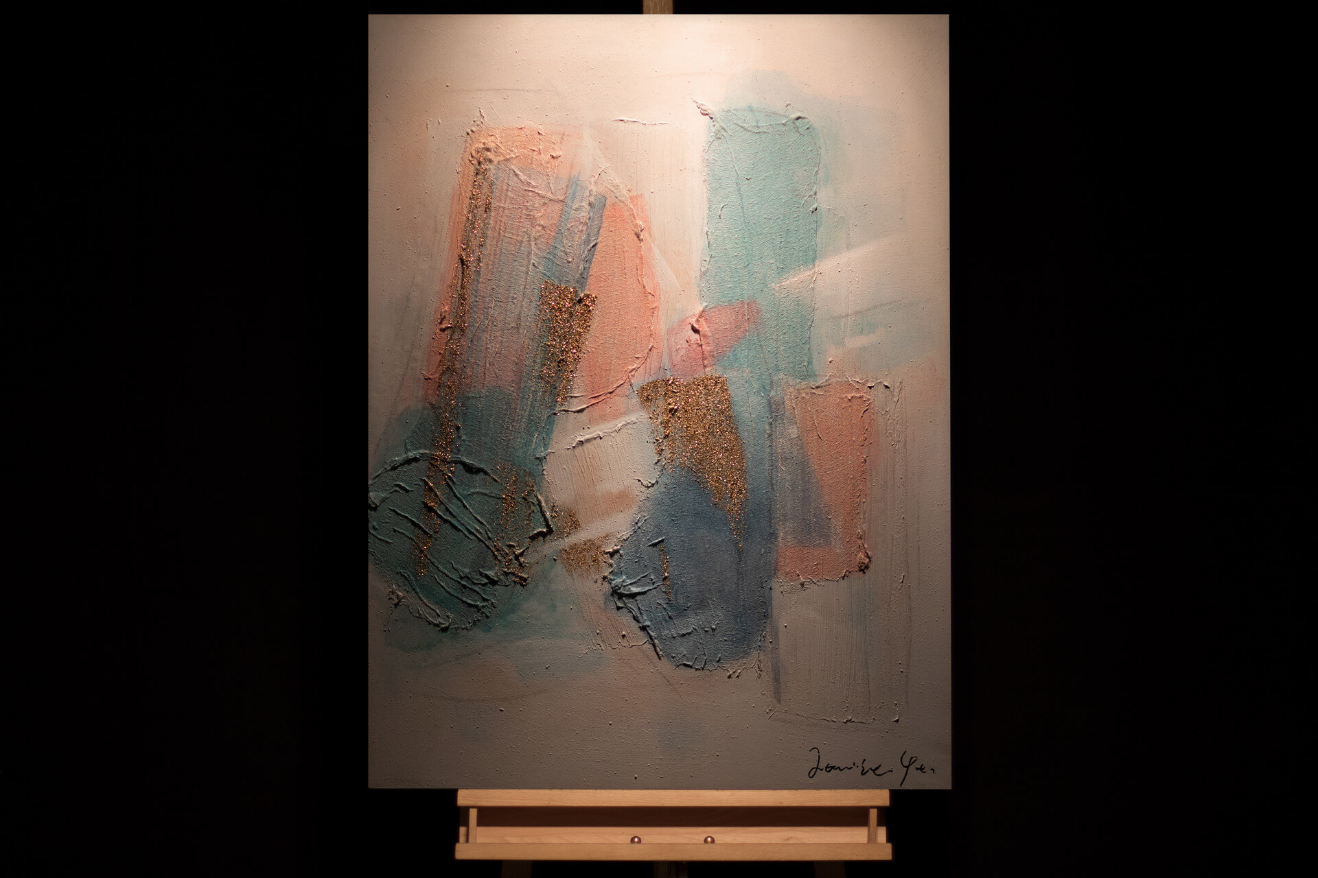 Canora Grey Hand Painted Colors of Gulck Acrylic Painting | Wayfair.co.uk