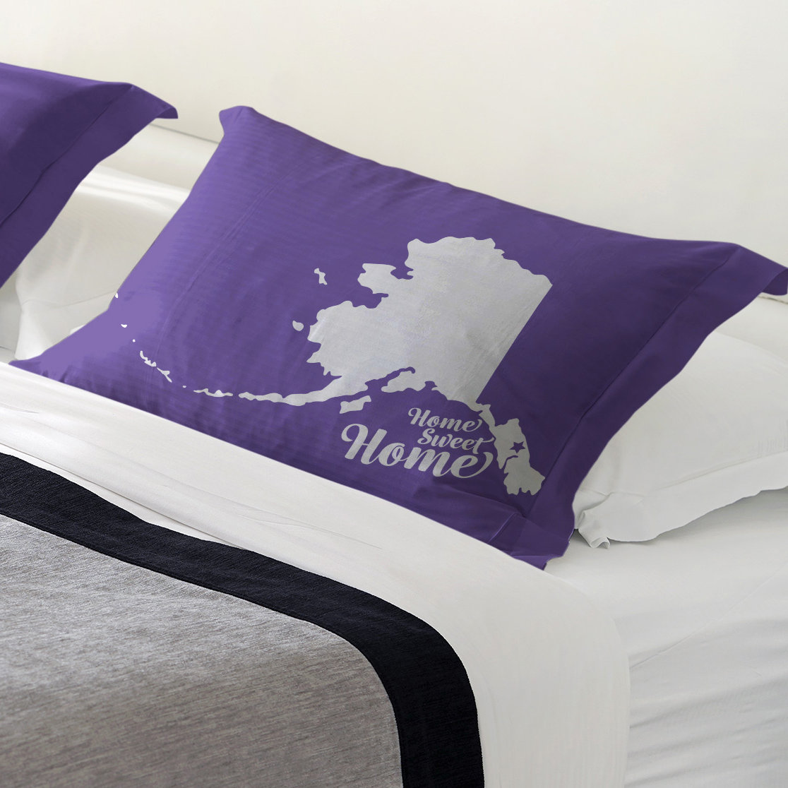 ArtVerse Home Sweet Juneau Sham | Wayfair