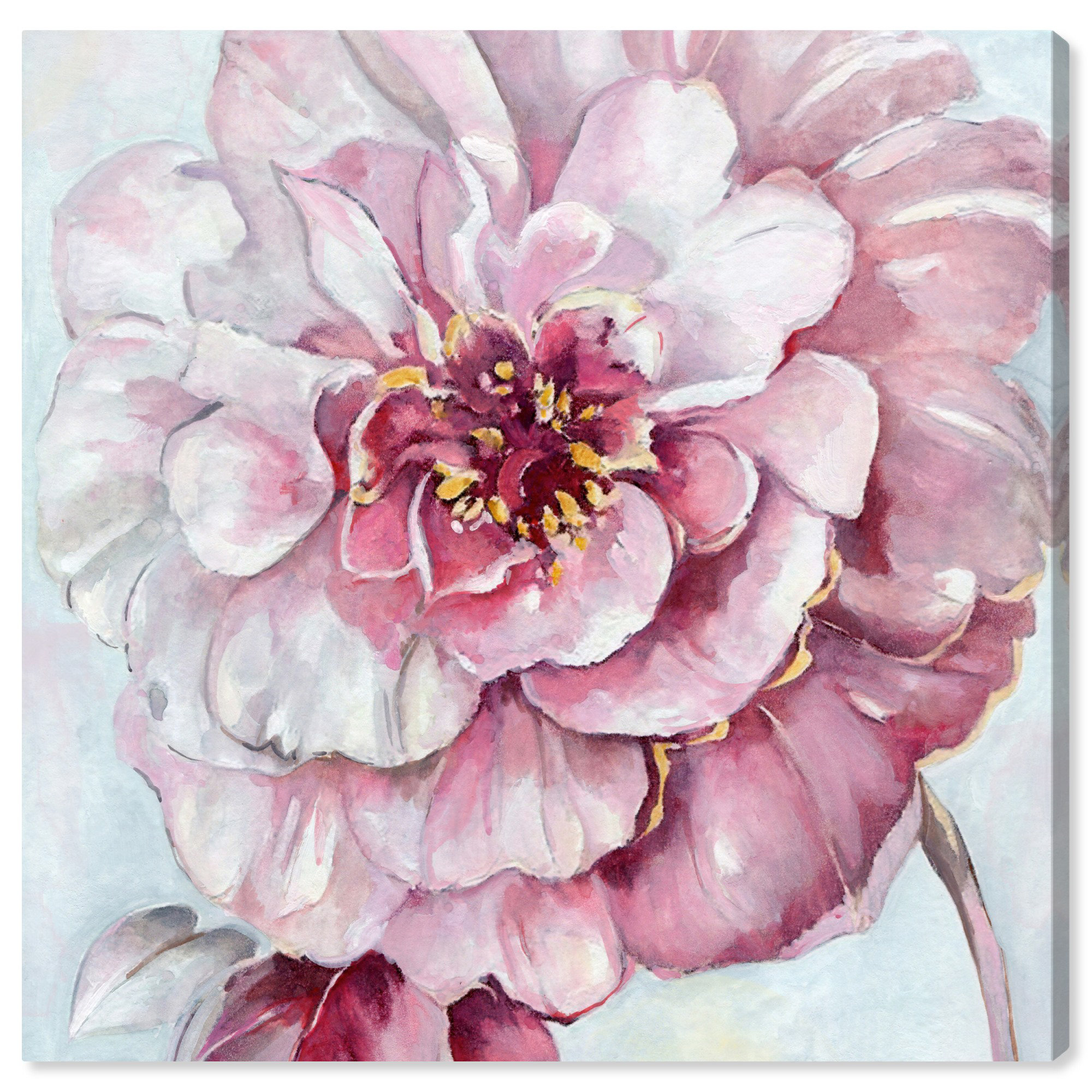 Art Remedy Cute Pink Flower II Canvas Light Color Flower Art Prints by ...